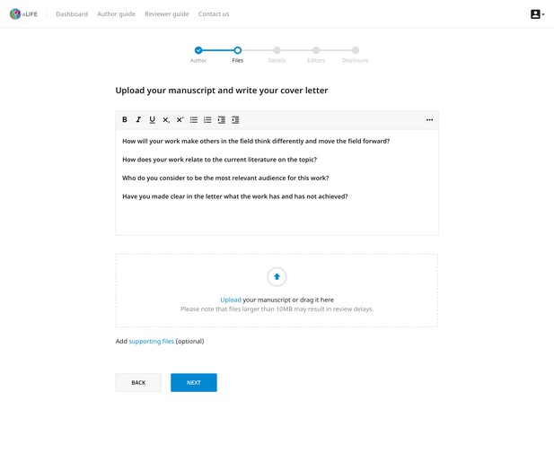 For Authors: A simpler way to submit to eLife | Inside eLife | eLife For Authors: A simpler way to submit to eLife | Inside eLife | eLife